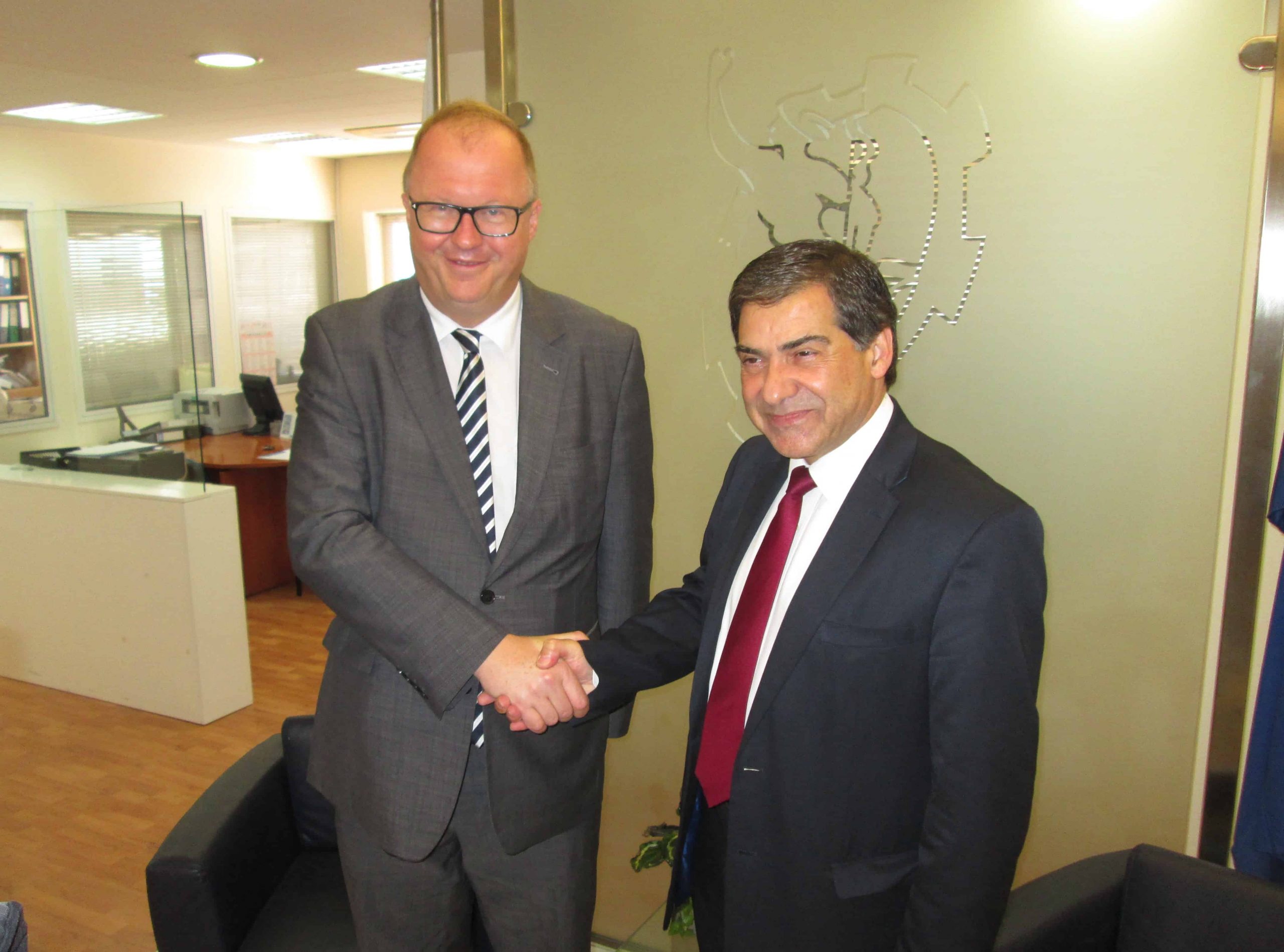 Συνάντηση του Πρέσβη της Γερμανίας με τον Πρόεδρο του ΕΒΕ Πάφου - Pafos ...