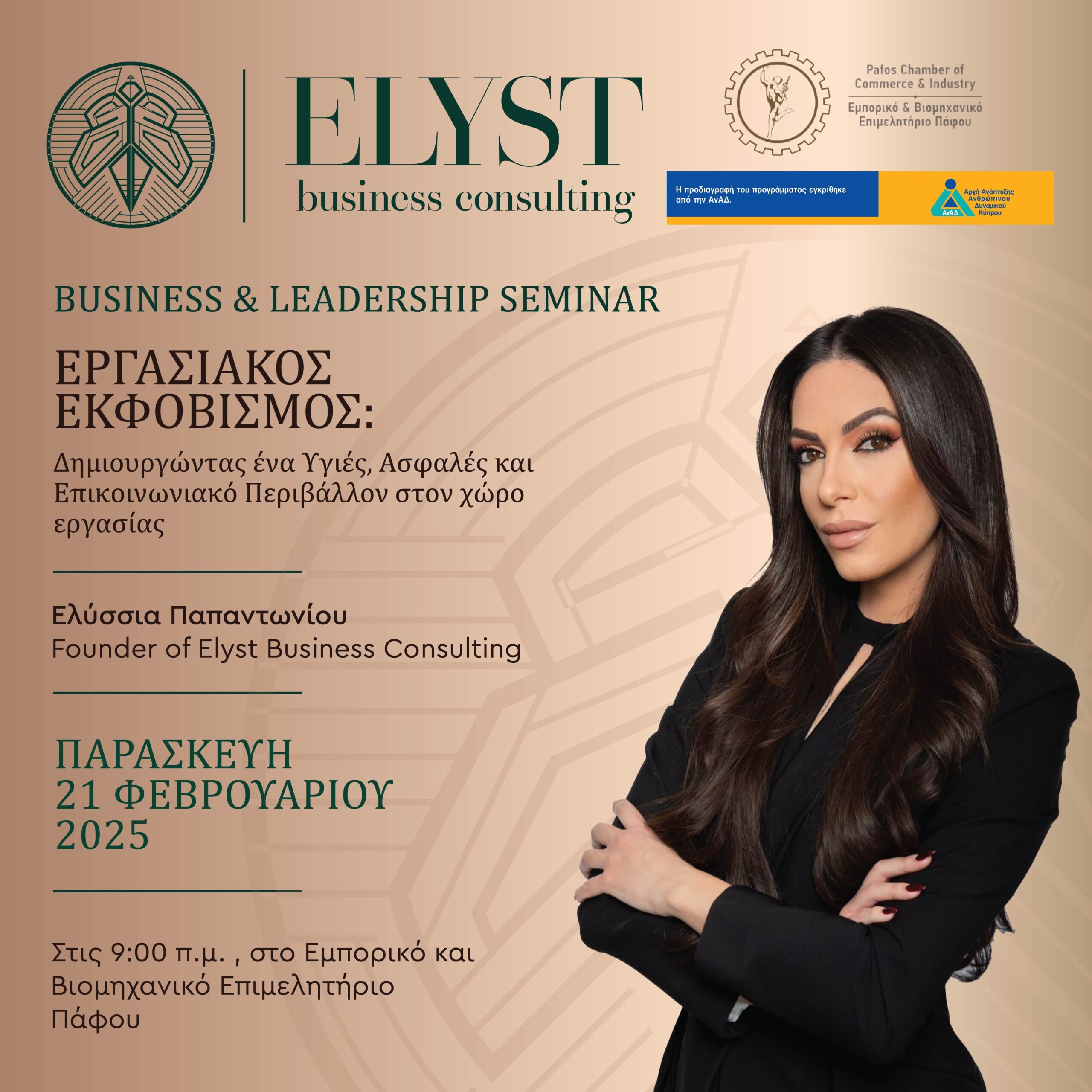 Σεμινάριο ΕΒΕ Πάφου : Εργασιακός Εκφοβισμός ( Workplace bullying )_ΑΝΑΔ ...